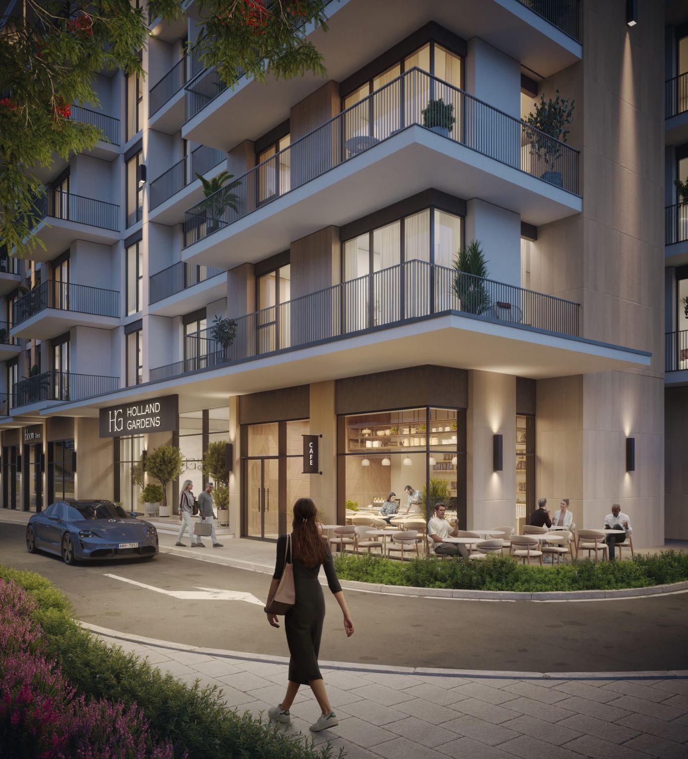 Holland Gardens is a modern apartment in Town Square area in Dubai.